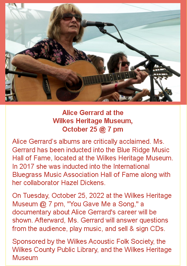 Events | Wilkes Heritage Museum